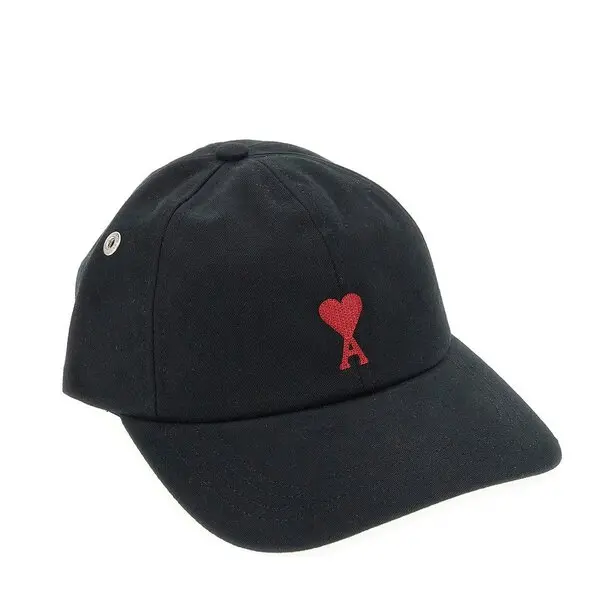AMI Paris De Coeur' Cotton Baseball Cap