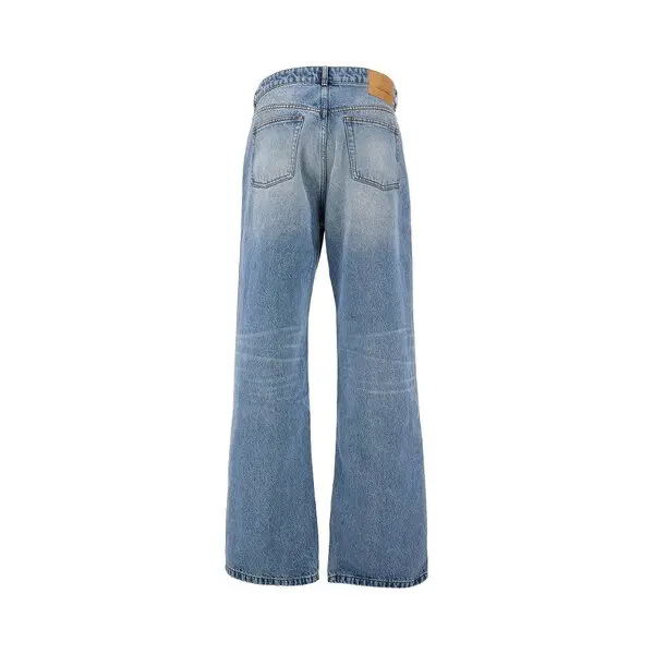 AMI Paris Large Fit Five-pocket Jeans