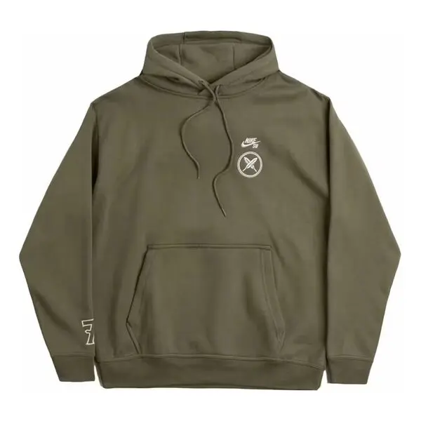 Nike X Yuto Graphic Fleece Pullover Hoodie 'medium Olive