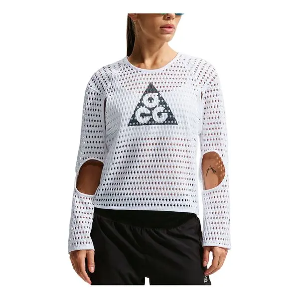 Nike Radical Airflow Long Sleeve Running Top 'white