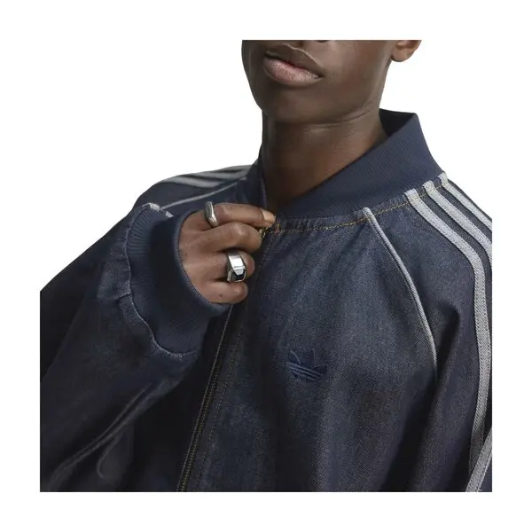 Adidas Sst Adicolor Denim Track Top Asia Sizing