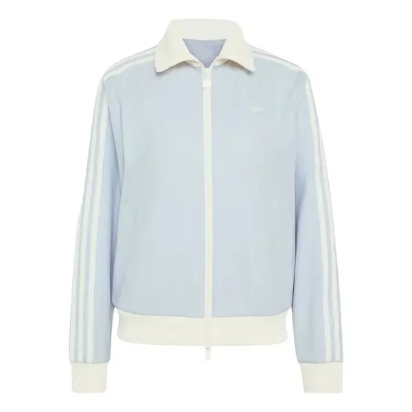 Adidas Track Top Og Tweed Jacket - Crystal Sky