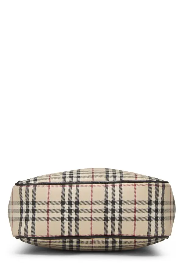 Burberry Jacquard House Check Vertical Camera Bag
