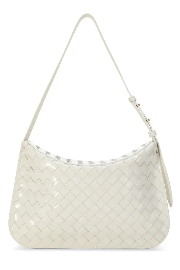 Bottega Veneta Patent Intrecciato Shoulder Bag