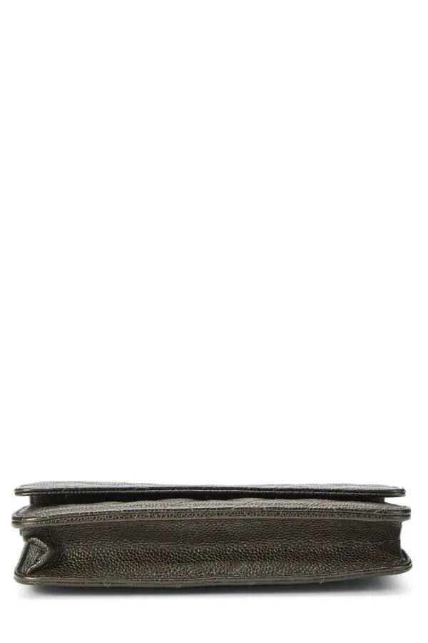Chanel Caviar Classic Quilted Wallet On Chain
