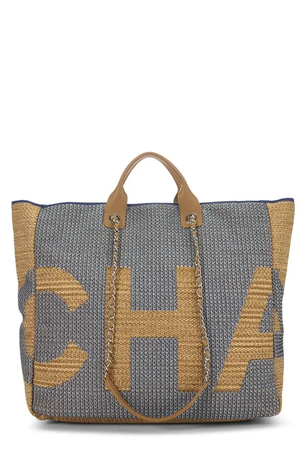 Chanel Multicolor Raffia Deauville Nm - Multi