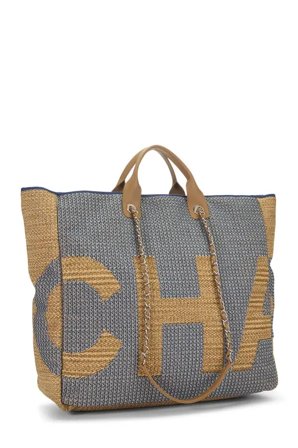 Chanel Multicolor Raffia Deauville Nm