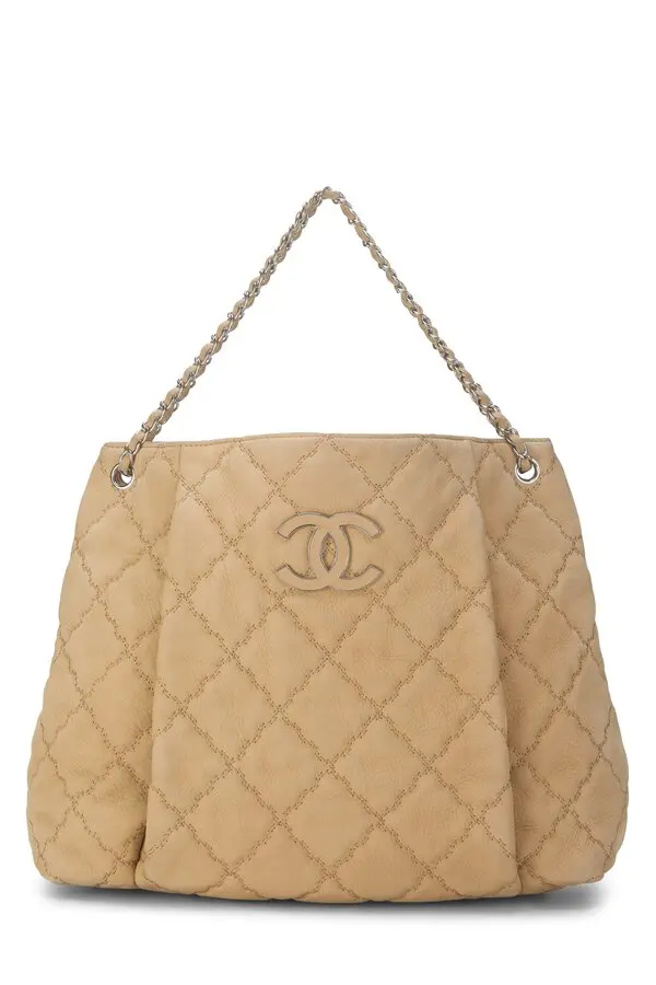 Chanel Nubuck Hamptons Shopping Bag