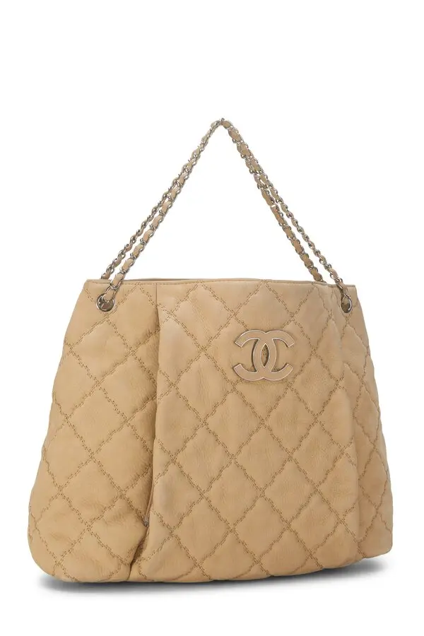 Chanel Nubuck Hamptons Shopping Bag
