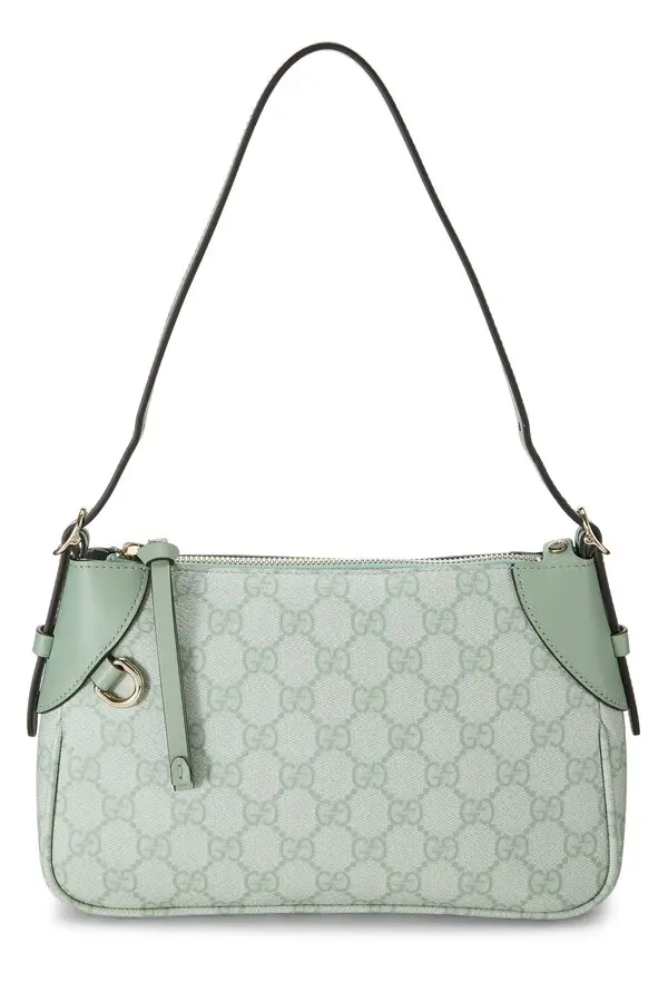 Gucci Gg Supreme Emblem Shoulder Bag