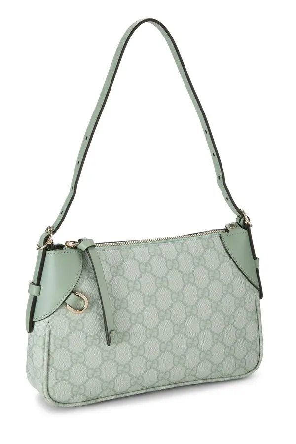 Gucci Gg Supreme Emblem Shoulder Bag