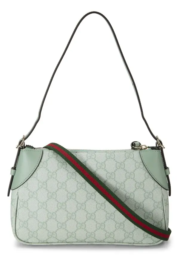 Gucci Gg Supreme Emblem Shoulder Bag