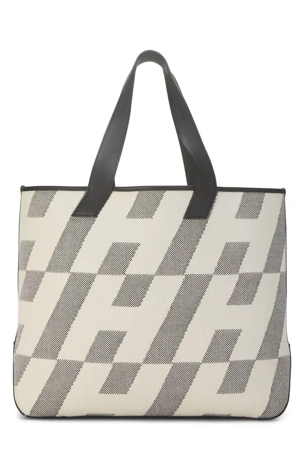 Hermès Cabas H En Biais Tote 40 - Black