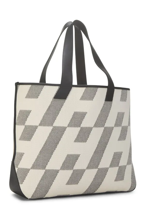 Hermès Cabas H En Biais Tote 40 - Black
