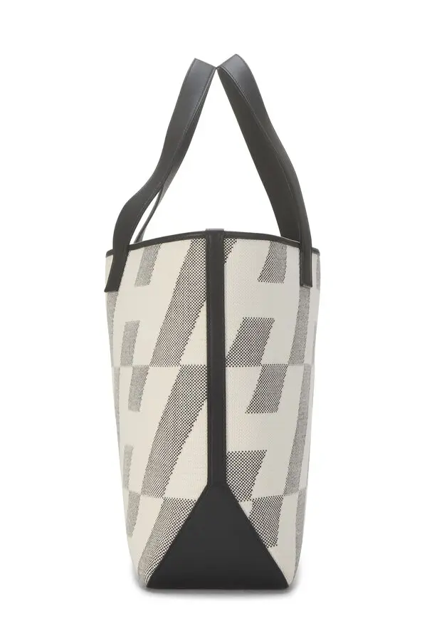 Hermès Cabas H En Biais Tote 40 - Black