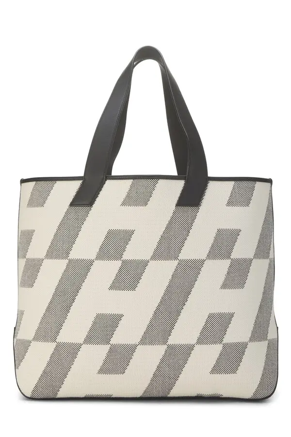 Hermès Cabas H En Biais Tote 40 - Black