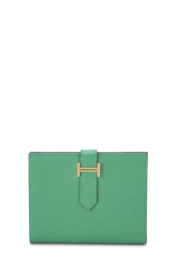 Hermès Chevre Mysore Bearn Compact Wallet