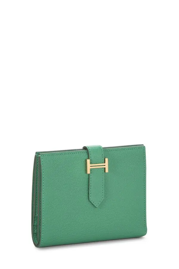 Hermès Chevre Mysore Bearn Compact Wallet