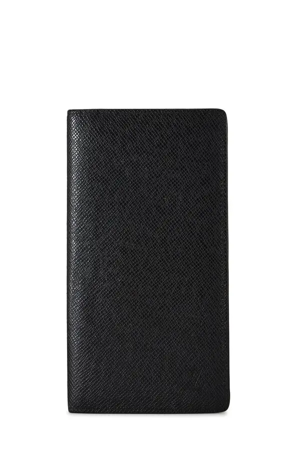 LOUIS VUITTON Taiga Portefuille Long Wallet - Black