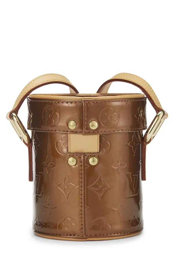 LOUIS VUITTON Bronze Vernis Astor Place Bag