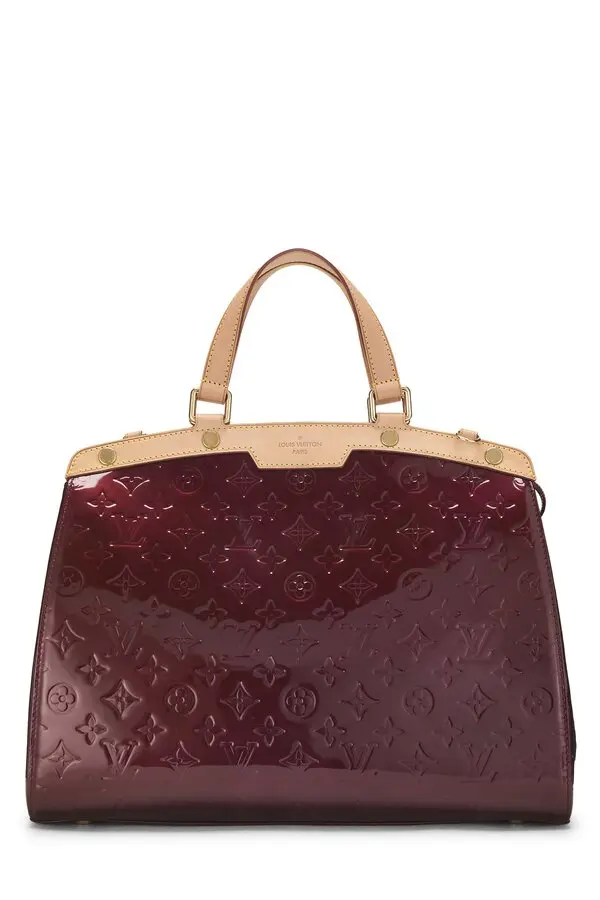 LOUIS VUITTON Griotte Monogram Vernis Brea - Red