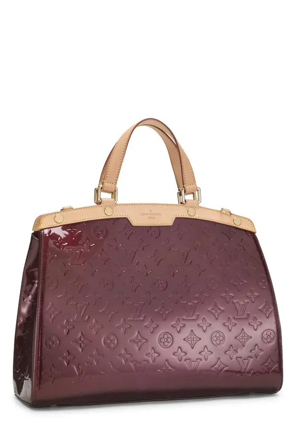 LOUIS VUITTON Griotte Monogram Vernis Brea