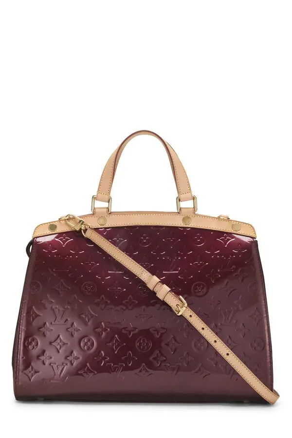 LOUIS VUITTON Griotte Monogram Vernis Brea