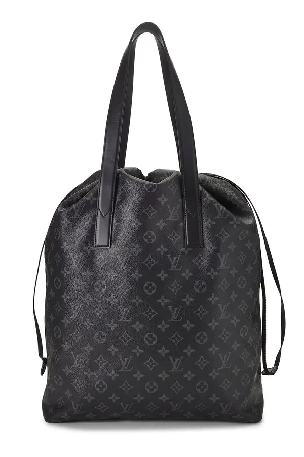 LOUIS VUITTON Monogram Eclipse Canvas Cabas Light - Black