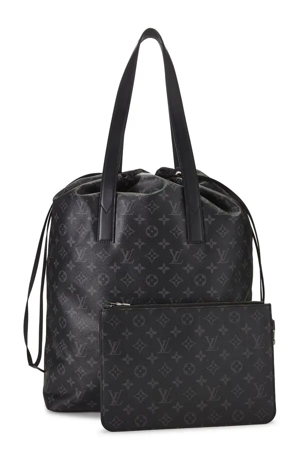 LOUIS VUITTON Monogram Eclipse Canvas Cabas Light