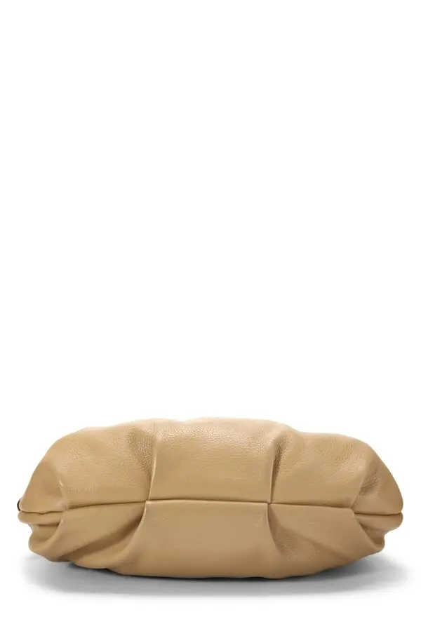 Prada Vitello Daino Hobo Bag - Beige