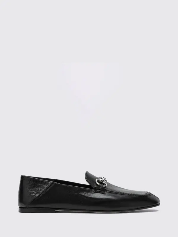 Gucci Jordaan Smooth Leather Loafers With Gold-tone Horsebit Detail - Black