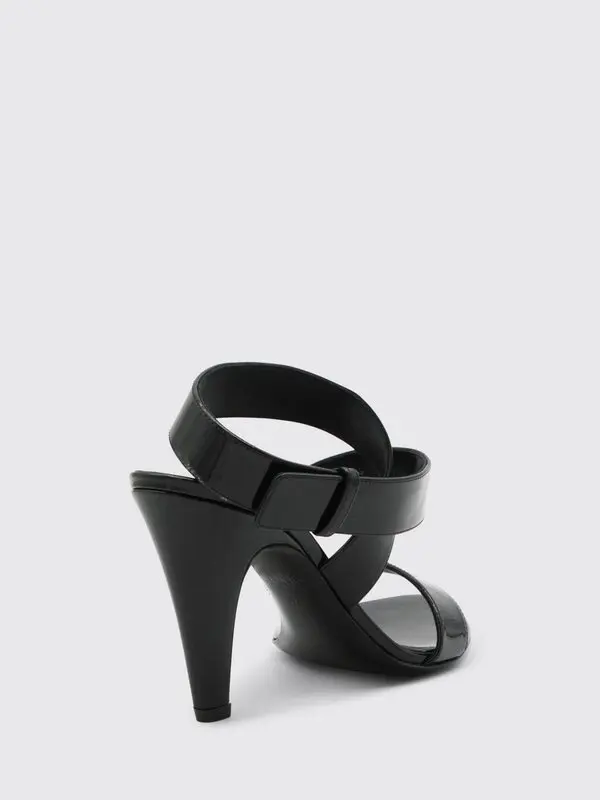 Alaïa Patent Leather Strappy High Heel Sandals - Black