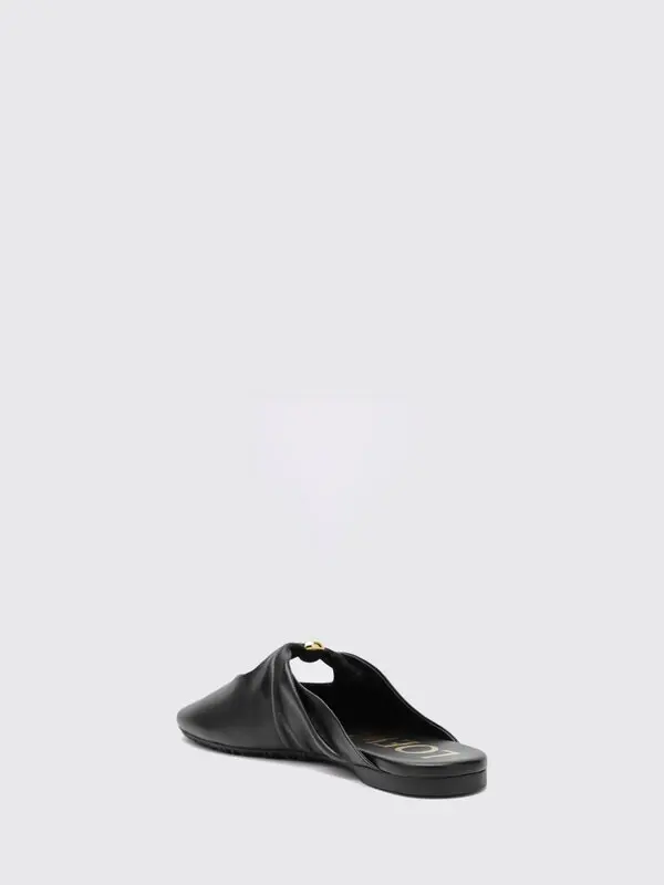 Loewe Pebble Draped Nappa Leather Mules