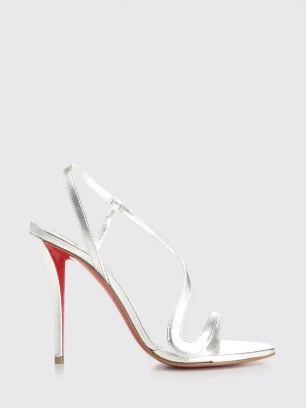 CHRISTIAN LOUBOUTIN Heeled Sandal - Silver