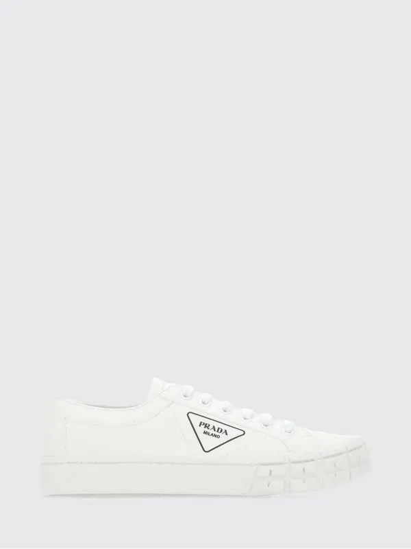 Prada Fabric Lace-up Sneakers