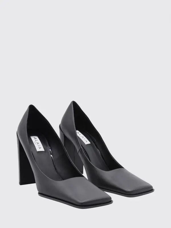 Alaïa Leather Square Toe High Heel Pumps