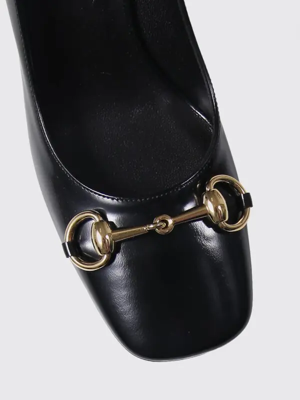 Gucci Brushed Leather Signora Pumps