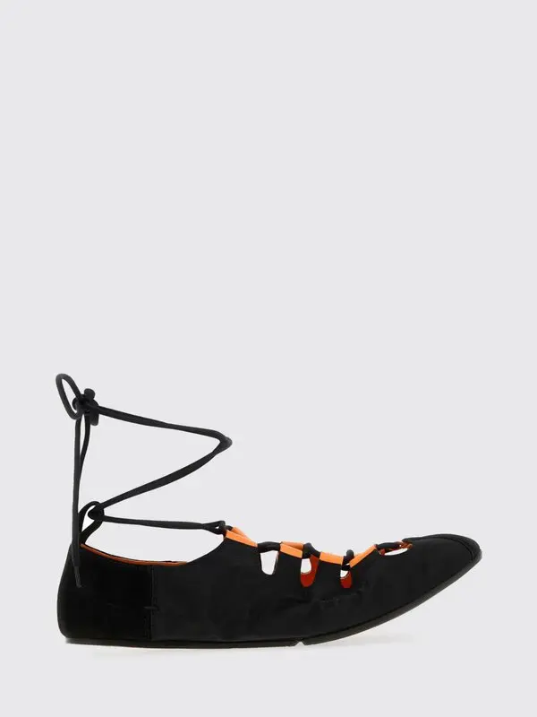 ALAIA Nylon Ballerina Flats