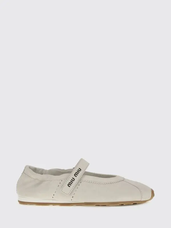 Miu Miu Ballet Flat - White