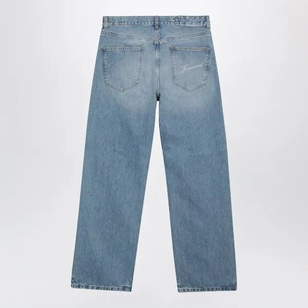 Jacquemus Straight-leg Jeans In De-nã®mes Denim