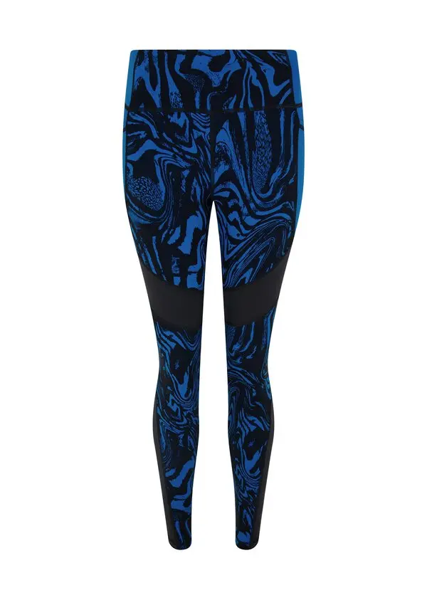 VIREN Prowess Print Block Leggings Swirl