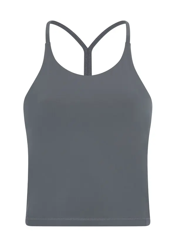 VIREN Higher Power Vest Top Ash