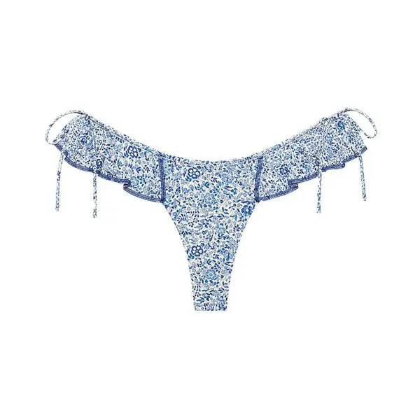 MONTCE Petite Fleur Uno Ruffle Bows Bikini Bottom - Blue