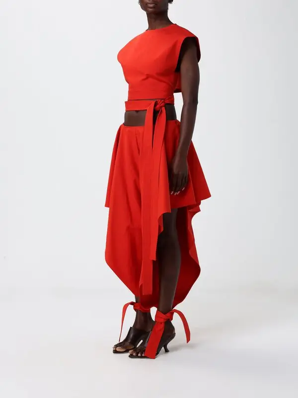 ALAIA Cotton Cropped Top
