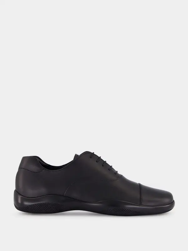 Prada Toblach Leather Sneakers