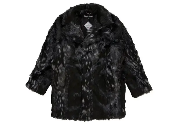 Supreme Lynx Faux Fur Windstopper Overcoat