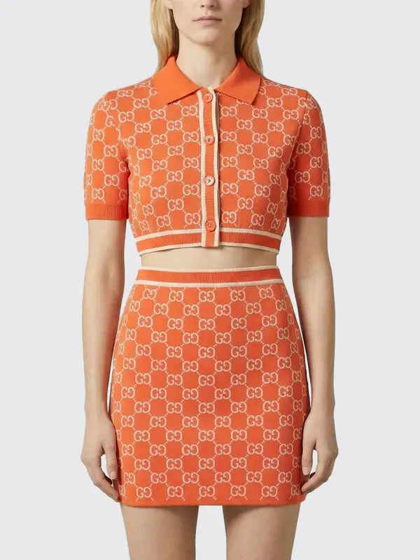 Gucci Knitted Top - Orange