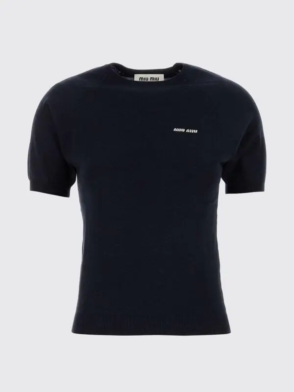 Miu Miu Virgin Wool Sweater - Blue