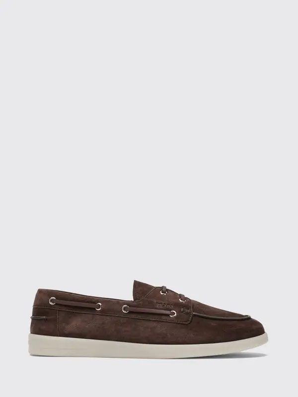 Prada Suede Loafers - Brown