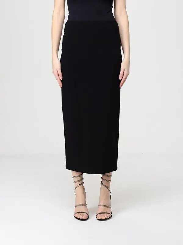 Max Mara Jersey Midi Skirt - Black